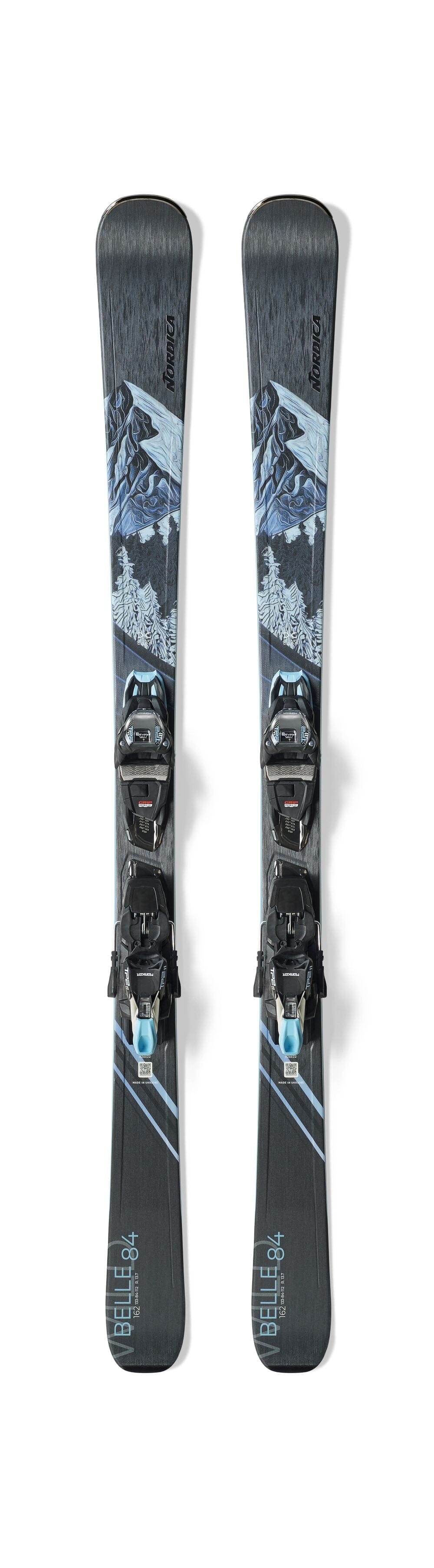 Nordica Women's Wild Belle 84 DC Skis with TP2 Light 11 FDT Bindings 2 ...